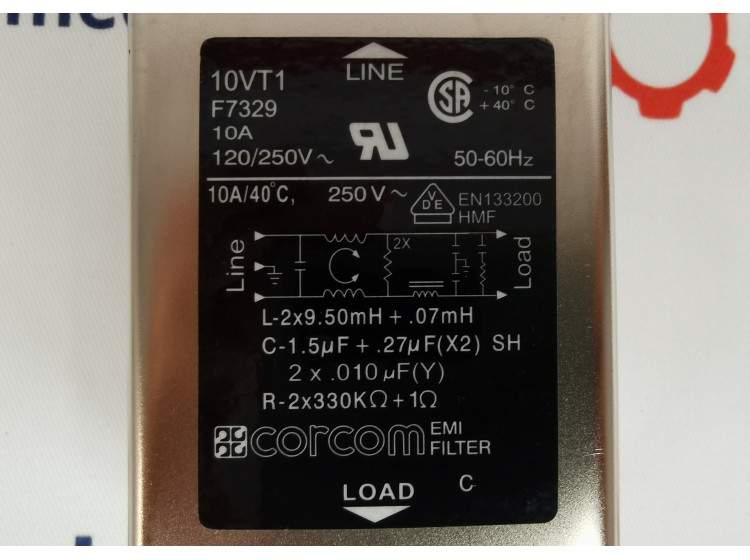 Corcom EMI Filter PN F7329 for X-Ray